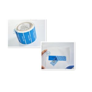 Quality Waterproof Tamper Evident Security Labels / Anti - Counterfeiting Sticker for sale