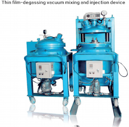 Quality Thin Film-Degassing Vacuum Mixing and Injection Device for sale
