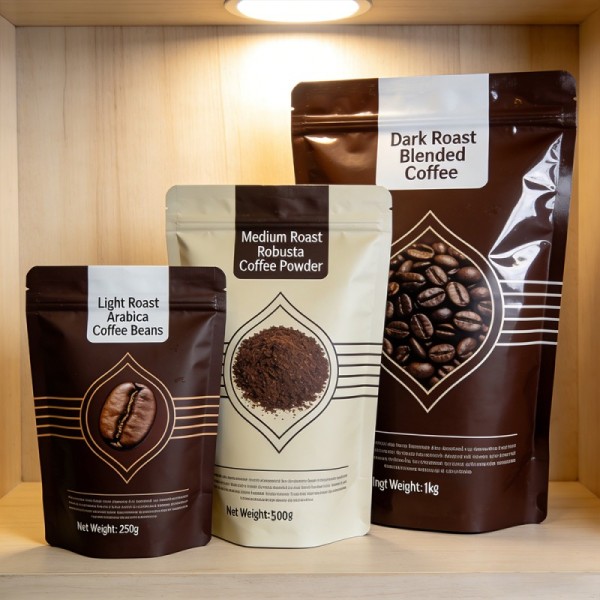 Quality Custom Printed High Barrier Protection Stand-Up Pouch with Aroma Lock Technology for Coffee for sale