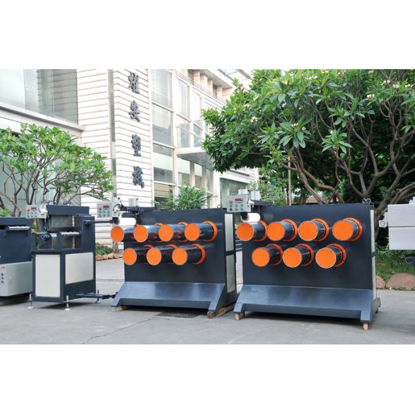 Quality 65mm Screw Plastic Strap Making Machine Pet Strap Production Line PLC Control for sale