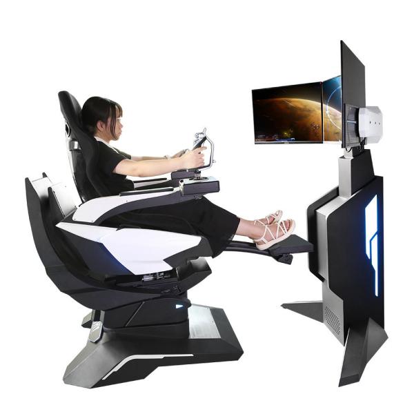 Quality Metal 9D Cinema Game Plane Aircraft Virtual Reality Pilot Simulator for sale