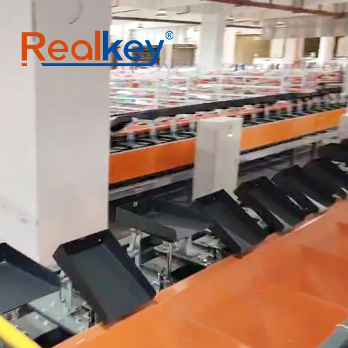 Quality High Capacity Tilt Tray Sorter Fast Flexible Built For Complex Sorting for sale