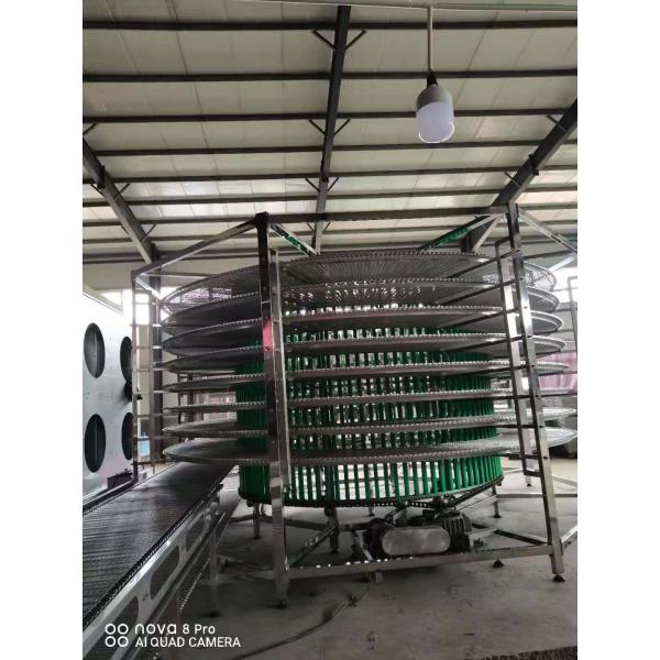 Quality                  Double Drum Spiral Freezer Tower for Vegetables and Seafood              for sale