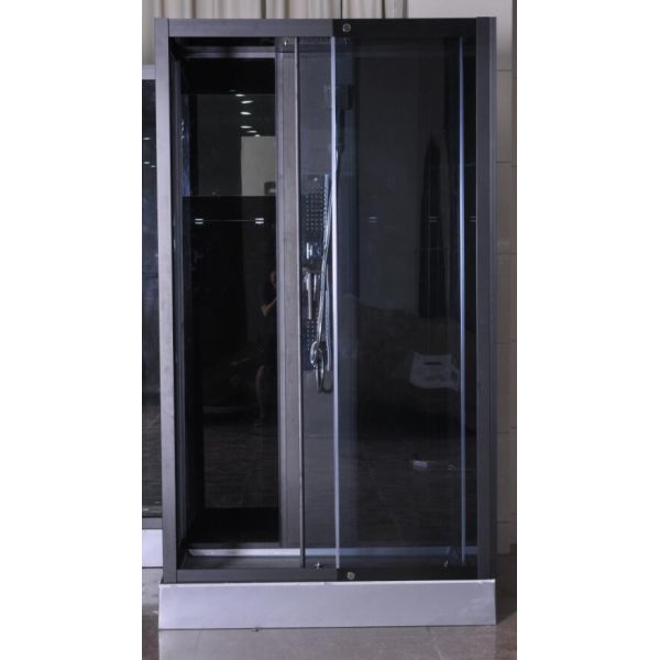 Quality Rectangular Complete Shower Stall Kits With 1.5M PVC Metallic Flexilbe Hose for sale