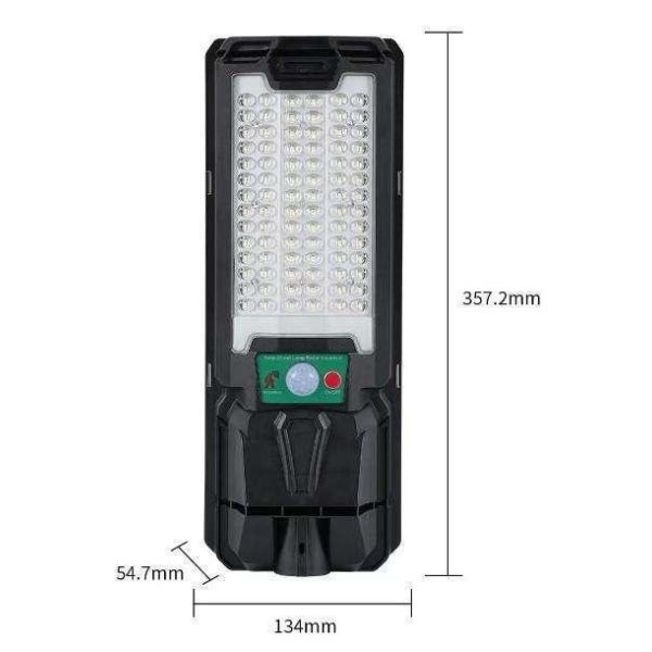 Quality Outdoor Motion Sensor Wall Light Black Solar Powered Motion Lights IP65 With 140 for sale