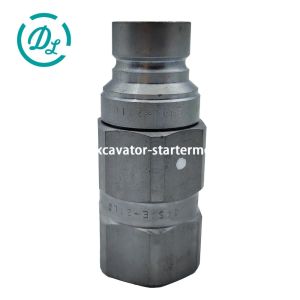 Quality EexcavaStart 7246791 Hydraulic Quick Coupler FF MALE Flat Face 1/2" Body 3/4" for sale