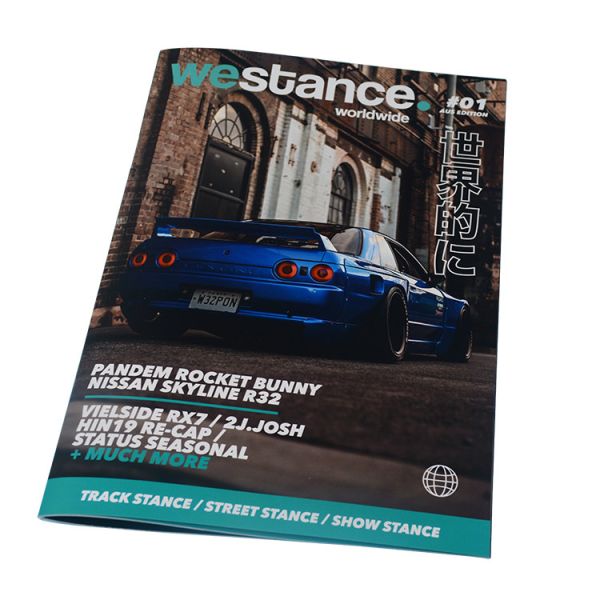Quality Glossy Varnishing custom Magazine Printing Services 4c 4c inner material for sale