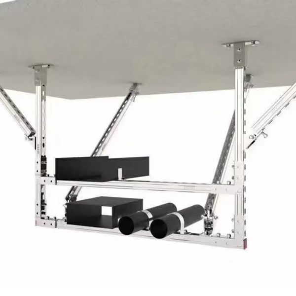 Quality Commercial Air Duct Seismic Bracing Pipe Supports Antirust Galv Steel for sale