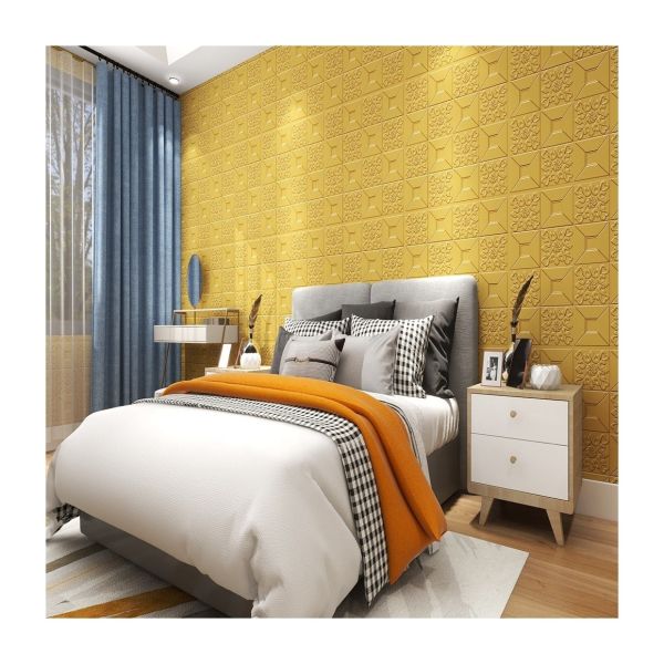 Quality Durable Waterproof Modern Simple Wall Decorative Leaf Flower Shape 3d PE foam for sale