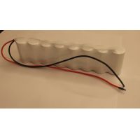 Quality Low Discharge 9.6V C2500mAh NICD Rechargeable Batteries , NTC Battery for sale