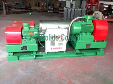 High speed decanter centrifuge