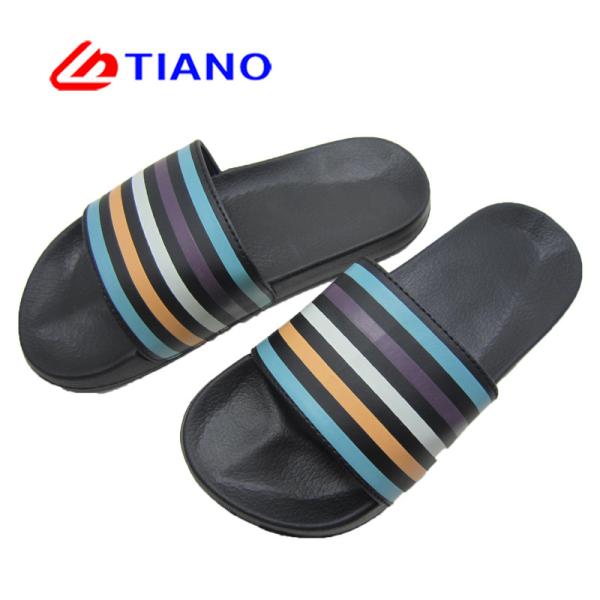 Quality Outdoor Black Lightweight EVA Material Slippers for sale