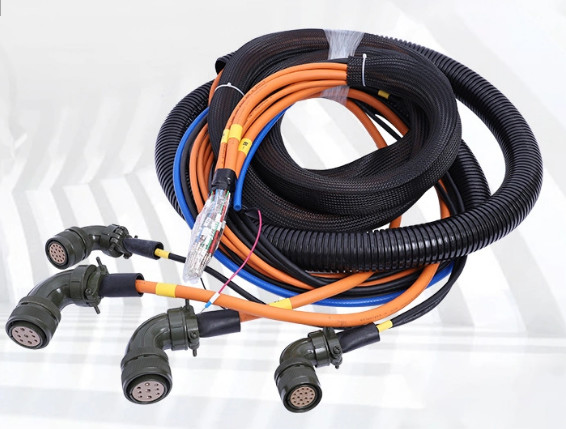 Quality 6 Axis Robot Wiring Harness 200mm , 50 Core Body Wiring Harness For New Energy Charging Pile for sale