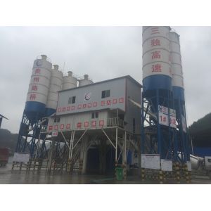 Quality Aggregate Central RMC Commercial Concrete Batching Plant Twin Shaft for sale