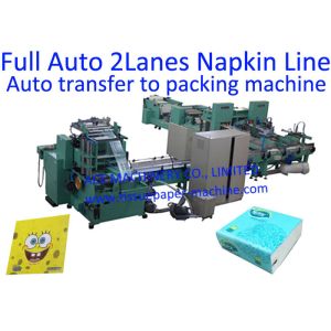 Quality 2000 Sheet/Min 2 Lanes Folder Tissue Paper Machine for sale