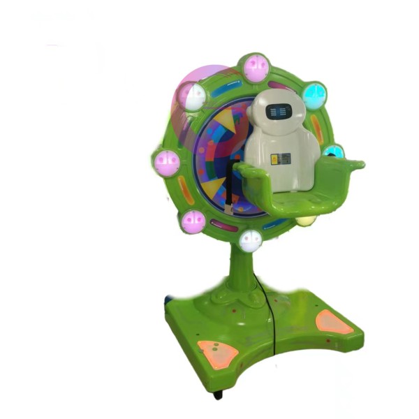 Quality Indoor Coin Operated Rotating Musical Ferris Wheel Kiddie Ride 120W for sale