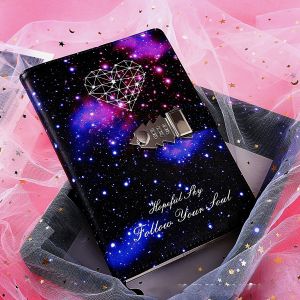 Quality 2022 Leather Lock Catch Journal Writing Schedule Notebook For Students 12 for sale