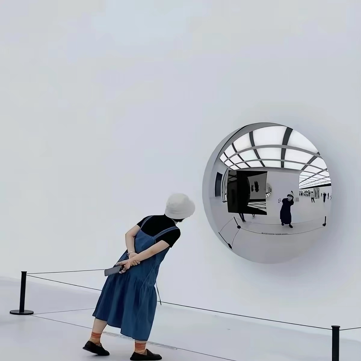 Quality Custom Size Acrylic Convex Mirror Shatterproof PMMA Round Rectangular Wide Angle for sale
