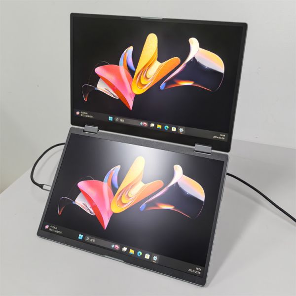 Quality 15.6'' Portable USB C Dual Screen Monitor With IPS Panel 60Hz Refresh Rate for sale