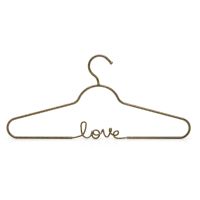 Quality 10.9x2.7x0.05" Chrome Wire Hangers With Name In Wire for sale