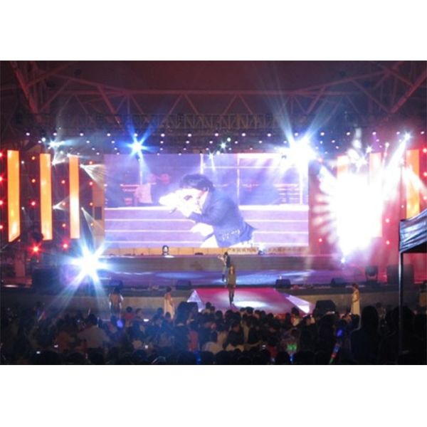 Quality 65536 Pixels/M2 Led Stage Curtain Screen , Large Sport Perimeter Led Display for sale