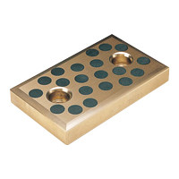 Quality CAM V Guide Plugged Graphite Slide Bearing Plates Solid Lubricant for sale