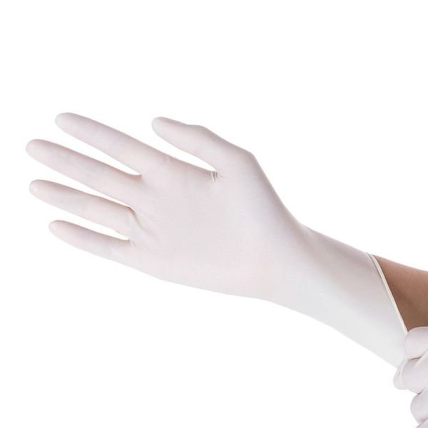 Quality Textured Latex Medical Examination Disposable Hand Gloves for sale