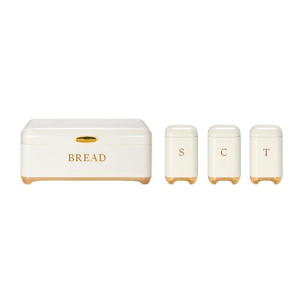 Quality OEM Metal Bread Bin Set For Kitchen Storage And Freshness Preservation for sale