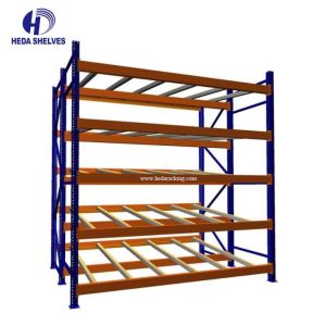 Quality Carton Flow Pallet Racking System Auto Slides Smoothly for sale