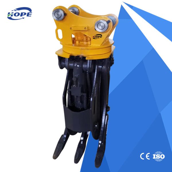 Quality ODM Hydraulic Wood Log Grab Excavator Attachment 12ton-18ton for sale