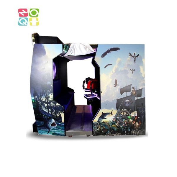 Quality 55" Lcd Coin Operated Arcade Machine With Pirates Theme for sale