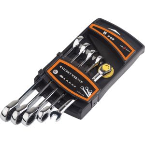 Quality 5PCS Fixed Ratchet Wrench spanner Set for sale