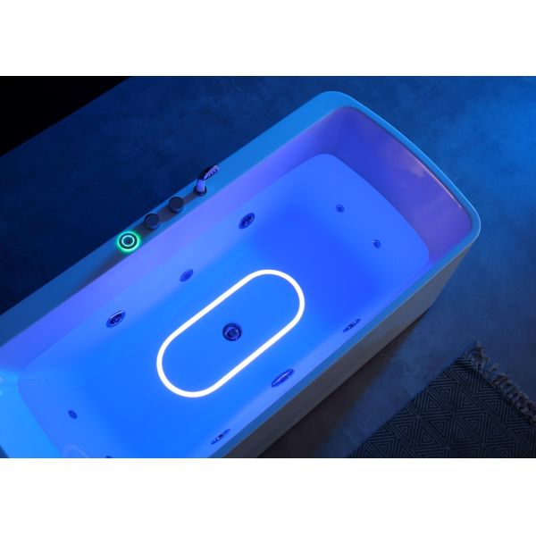Quality Massage Bathtub With One Piece Led Bottom Light for sale