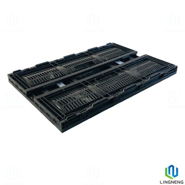 Quality 40L Reusable Folding Crate Box Collapsible Fruit And Vegetable Plastic Crates for sale
