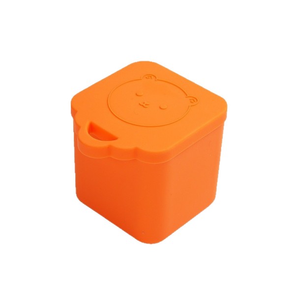 Quality Factory Wholesale Silicone Salad Tomato Sauce Container | 4.5 oz Leak-Proof Lid Lunch Box Divider Dipping Dish OEM ODM for sale