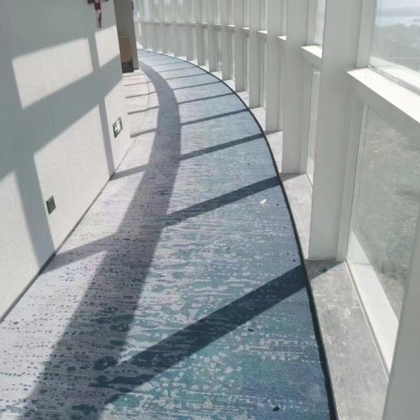Quality Customized Color Hotel Lobby Wall To Wall Carpet for 5 Star Fire-resistant for sale