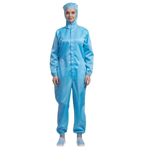 Quality Breathable Anti Static Garments Soft Skin-Friendly Clean Room Suit for sale