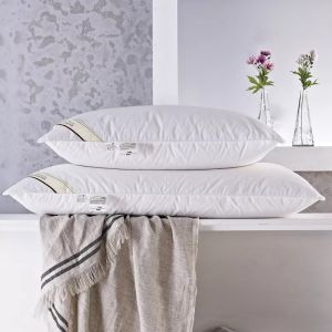 Quality Rectangle Duck Down Hotel Like Pillows King Size Hotel Pillows With Woven for sale