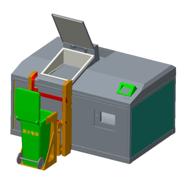 Quality SUS304 Biochemical Kitchen Organic Waste Converter Electric Composter Machine 300KG/Day for sale