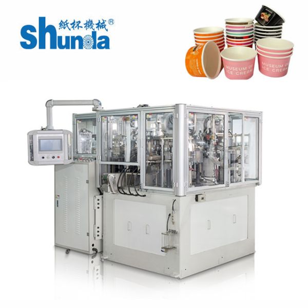 Quality Shunda High Speed Paper Cup Machine For Single / Double PE Paper for sale