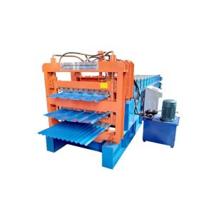 Quality Aluminum Tile Corrugated Roll Forming Machine , Three Layer IBR Sheet Making for sale