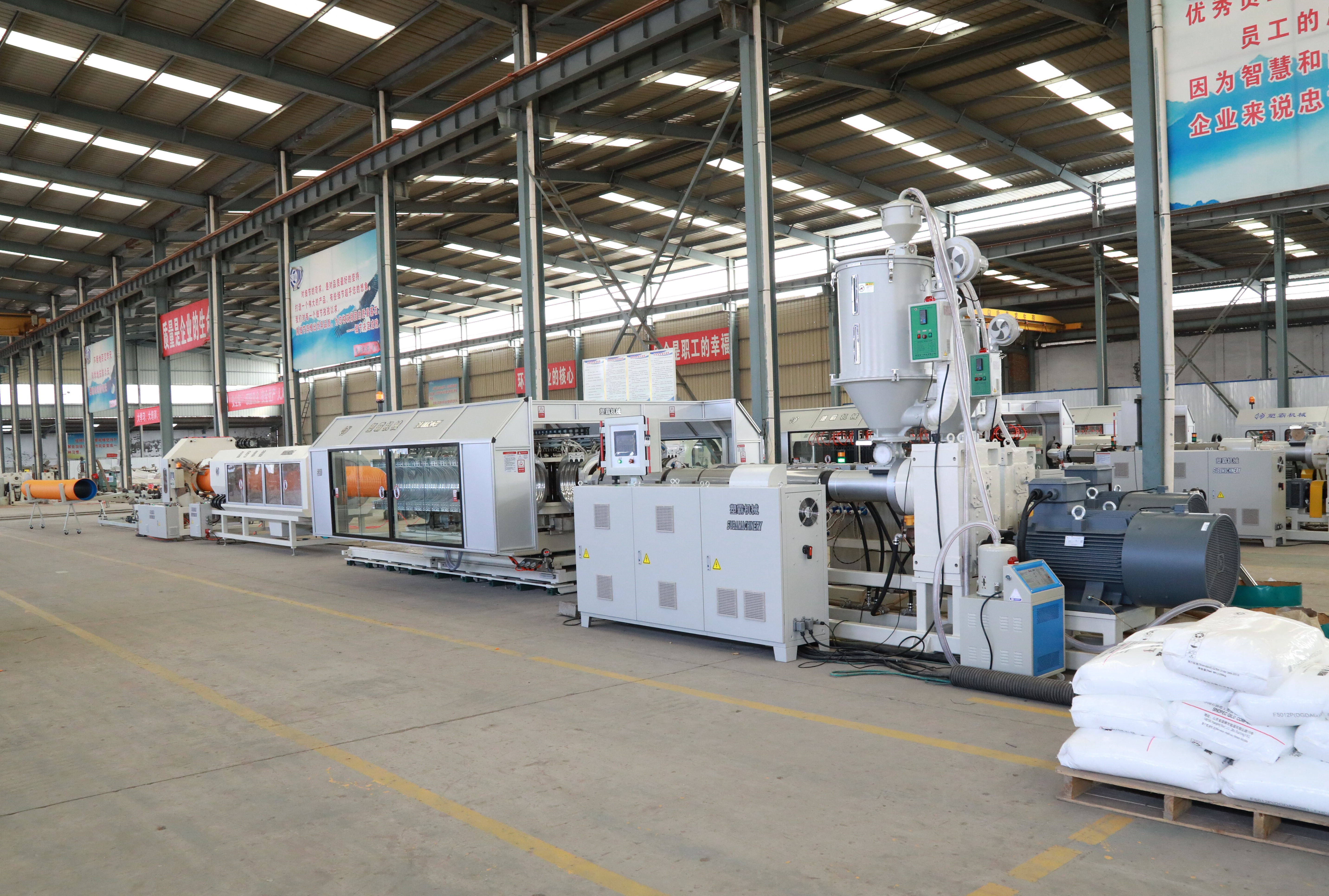 Quality Excellent Performance Double Layer Corrugated Pipe Production Line Pipe Forming for sale