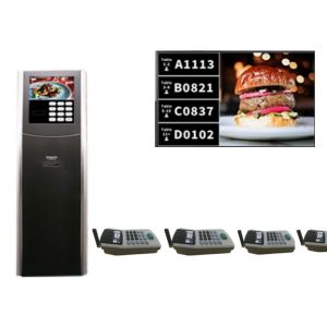Quality LCD Counter Queue Management System Wireless Wired Qms for sale
