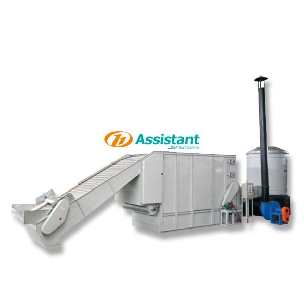 Quality Wood and Coal Heating DL-6CHL-CM16 Tea Leaf Drying Machine with 16m2 Drying Area for sale