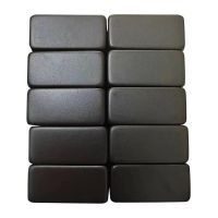 china NdFeB rare earth magnet high performance shape square black epoxy coating strong