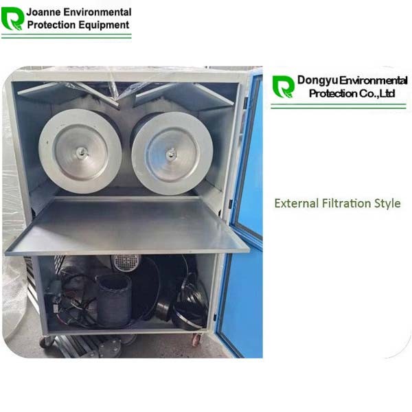 Quality 2500m3/H Industrial Fume Extraction System Smoke Extractor 16m2 Filtering Area for sale