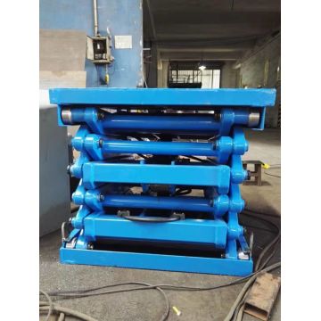 Quality 2 Layers Floor Multi Tier Hydraulic Lift Table 2 Tons Load Capacity for sale