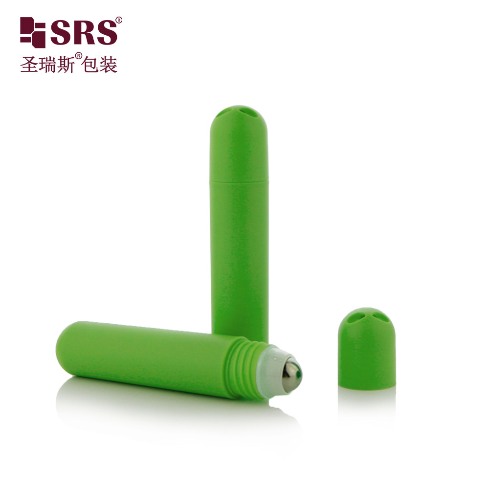 Quality RPPG 25ml Round Bottom Plastic PP PCR Recycled Antiperspirant Liquid Roller for sale