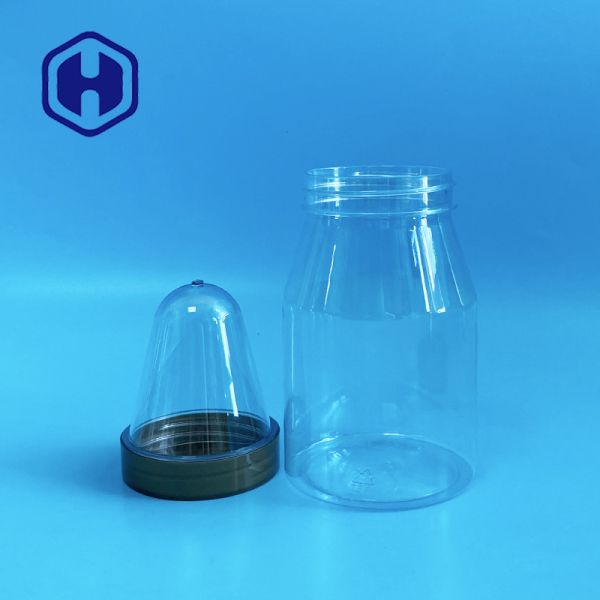 Quality Round Wide Mouth 300ml Neck 62mm PET Bottle Preform For Blowing for sale