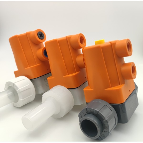 Quality PN 10 Manual Plastic Diaphragm Valves Ergonomic EPDM FPM EPDM-PTFE for sale